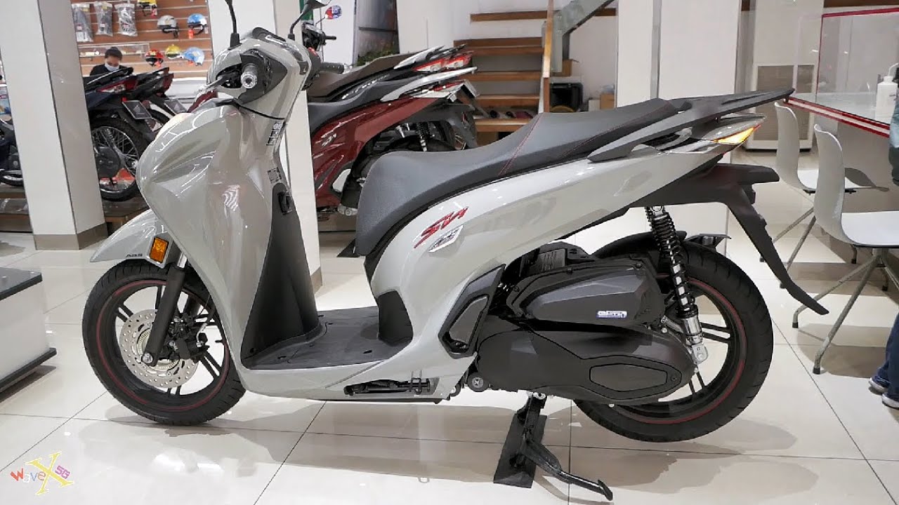 Honda SH350i 2021 ABS - Phiên bản Thể Thao Xám Đen - Walkaround - YouTube