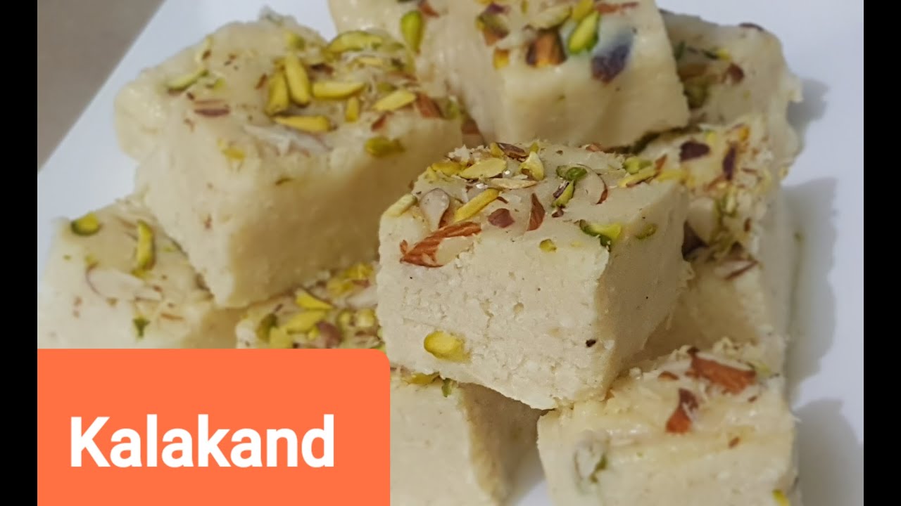 Kalakand Recipe | Easy and quick | Qalaqand in Urdu / Hindi - YouTube