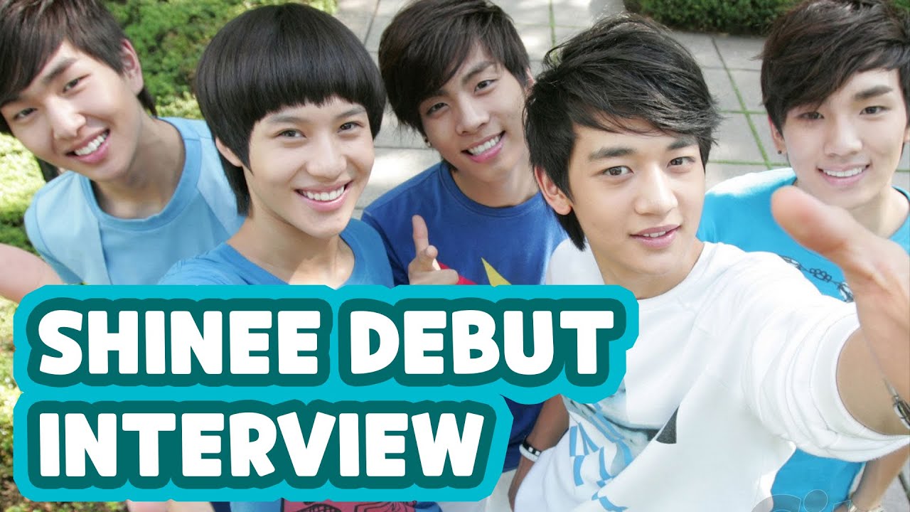 SHINee Debut Stage Interview 2008 #shinee #replay #shineeworld - YouTube