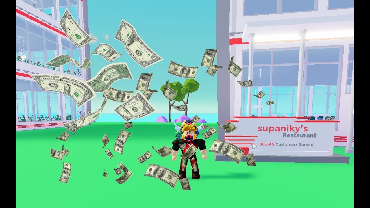 How to get tons of money in Roblox My Restaurant! CASH CUSTOMERS - YouTube
