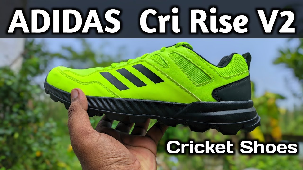 Best Quality Cricket Shoes Under 4000/- 🔥 Adidas Cri Rise V2 Cricket Shoes Review - YouTube