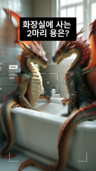 화장실에 사는 2마리 용은넌센스퀴즈를 풀어보세요넌센스퀴즈 Ai 아재개그 아재개그모음 개그배틀 언어유희 메모리 말장난 웃긴영상 챗gpt 인공지능