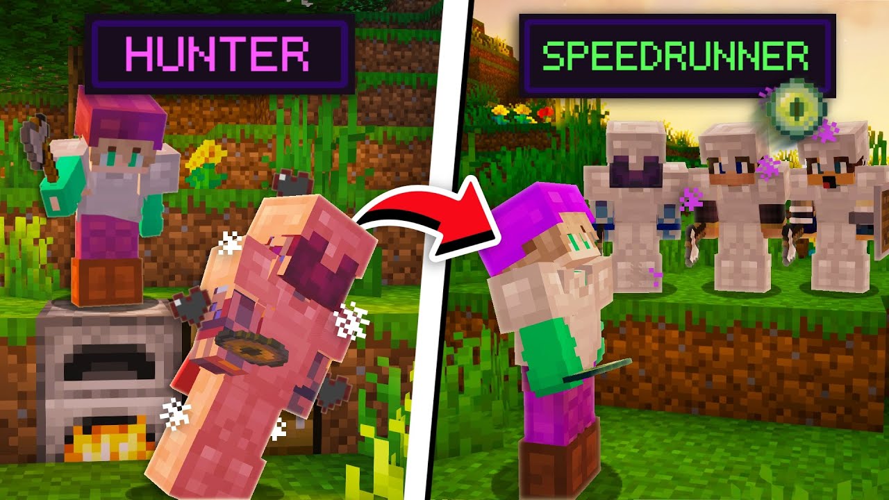 Minecraft Manhunt Tag... - YouTube