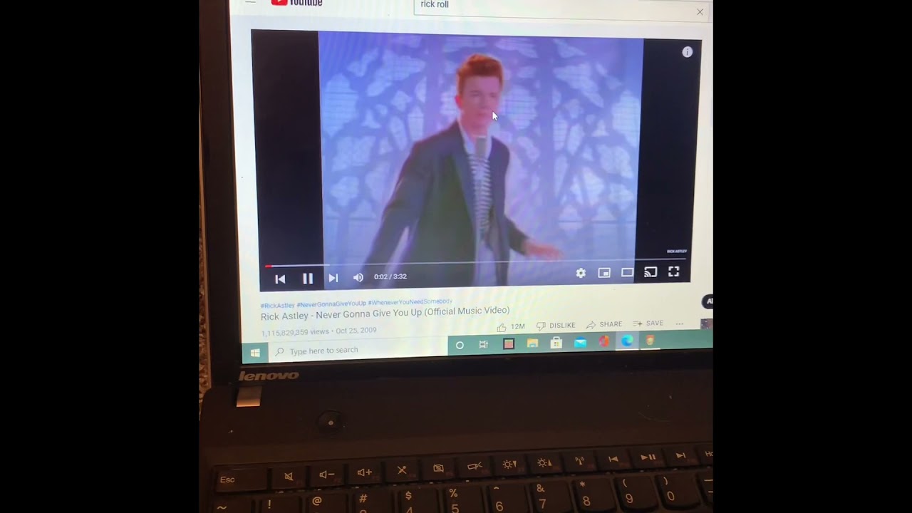 Unexpected Rick roll - YouTube