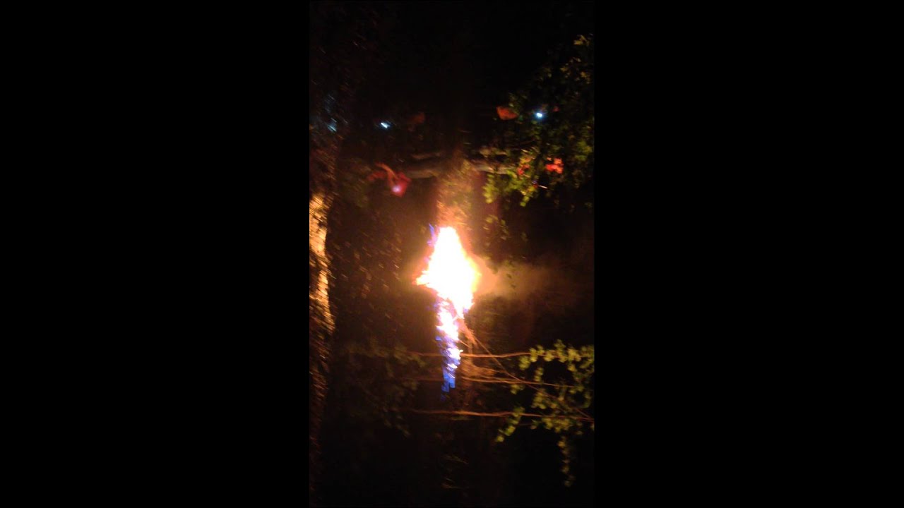 how to start a pond on fire - YouTube