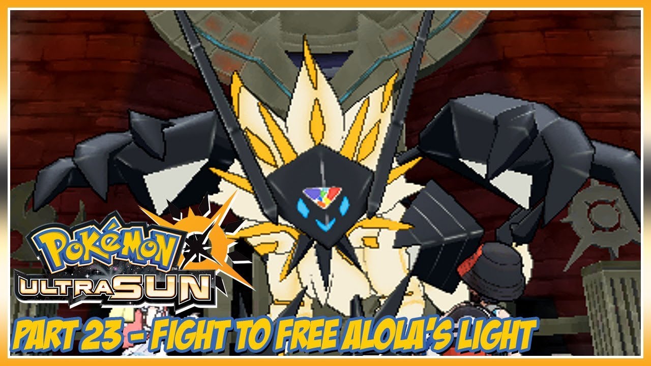 Pokémon Ultra Sun Walkthrough Part 23: Fight to Free Alola’s Light ...