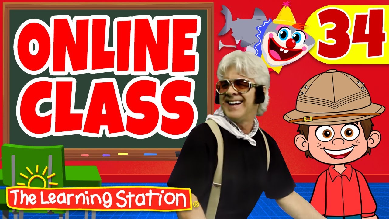 Online Class #34 for Kids ♫ Baby Shark Circus ♫ Brain Breaks ♫ Kids ...