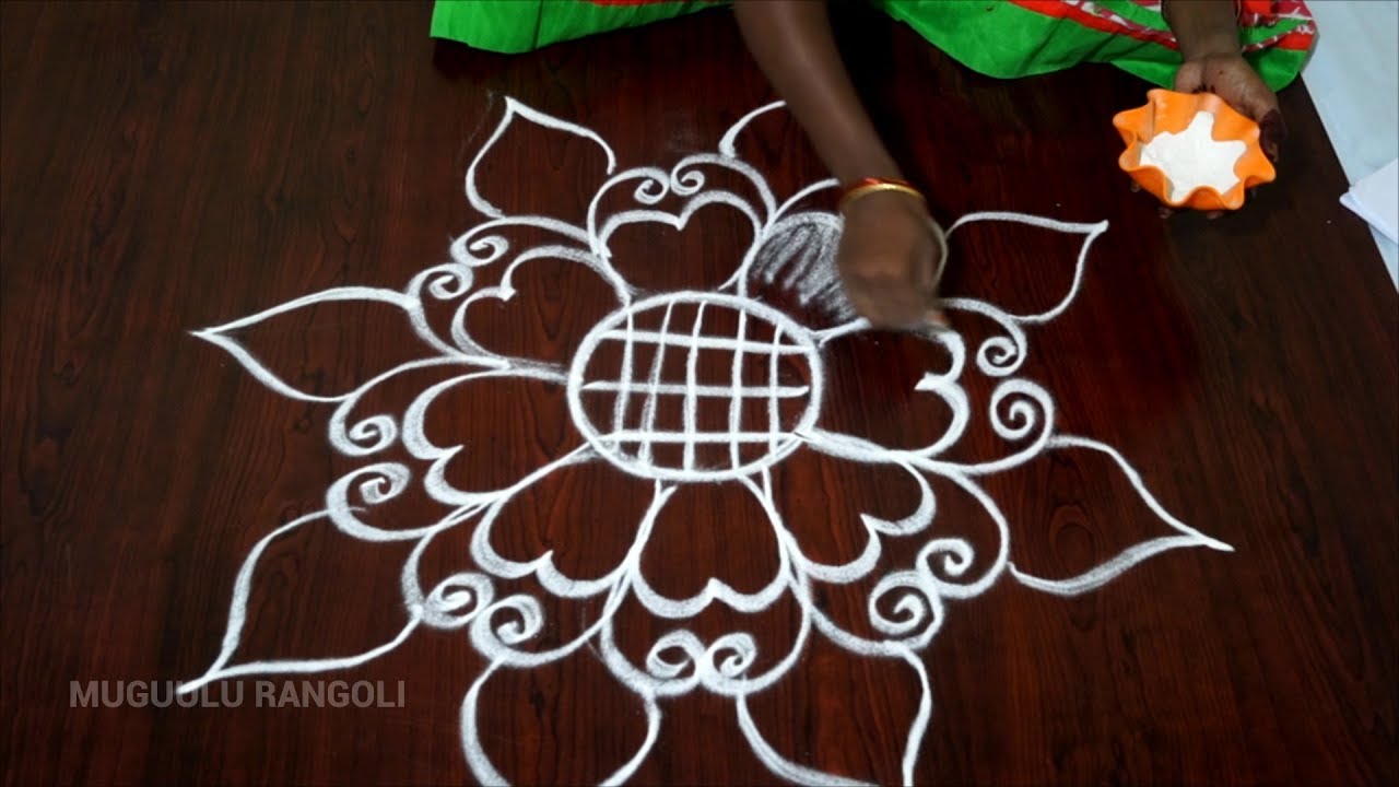 friday rangoli kolam friday kolam designs friday kolam for lakshmi ...