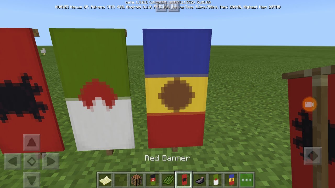 How to make the Andorra banner in Minecraft Pocket edition - YouTube