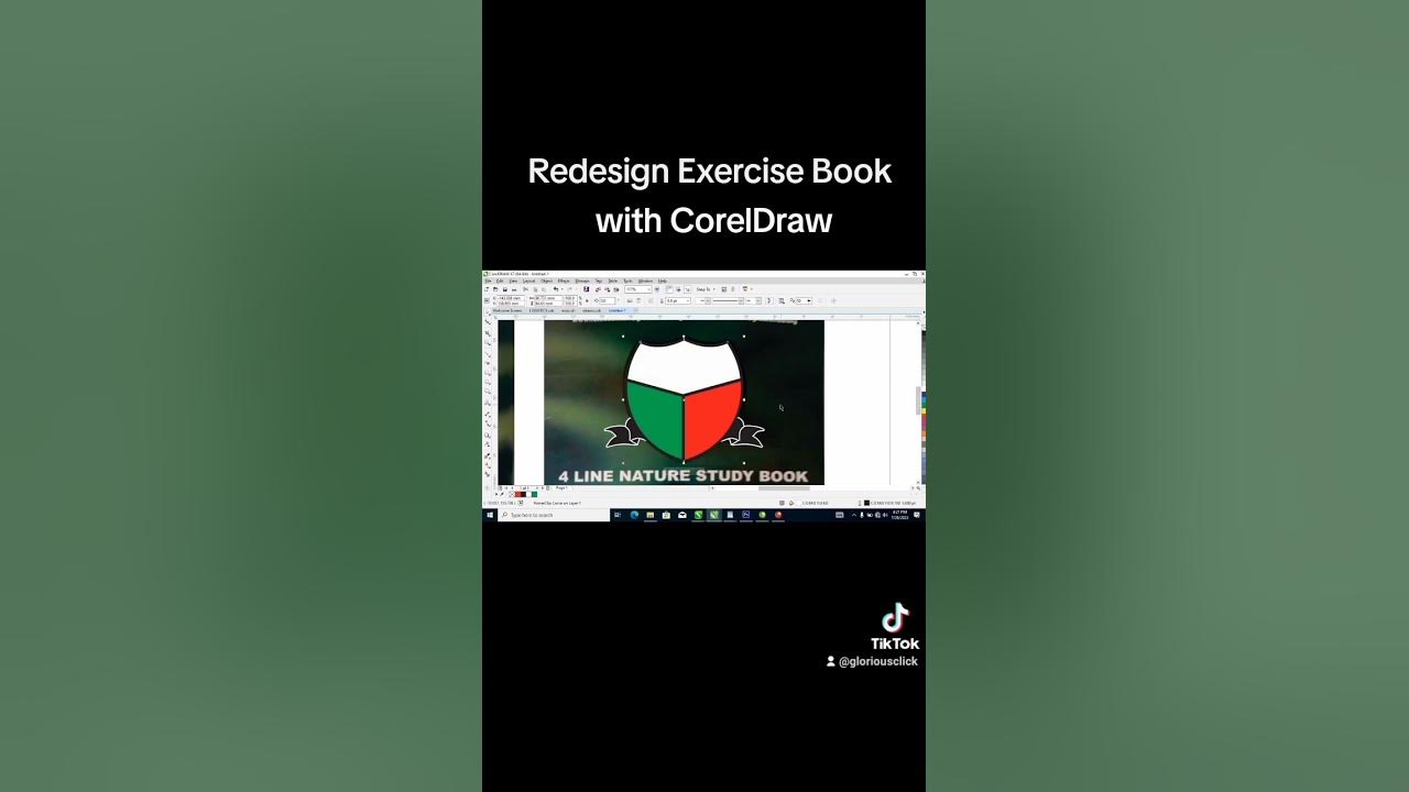 Redesign Exercise Book - CorelDraw Tutorial - YouTube