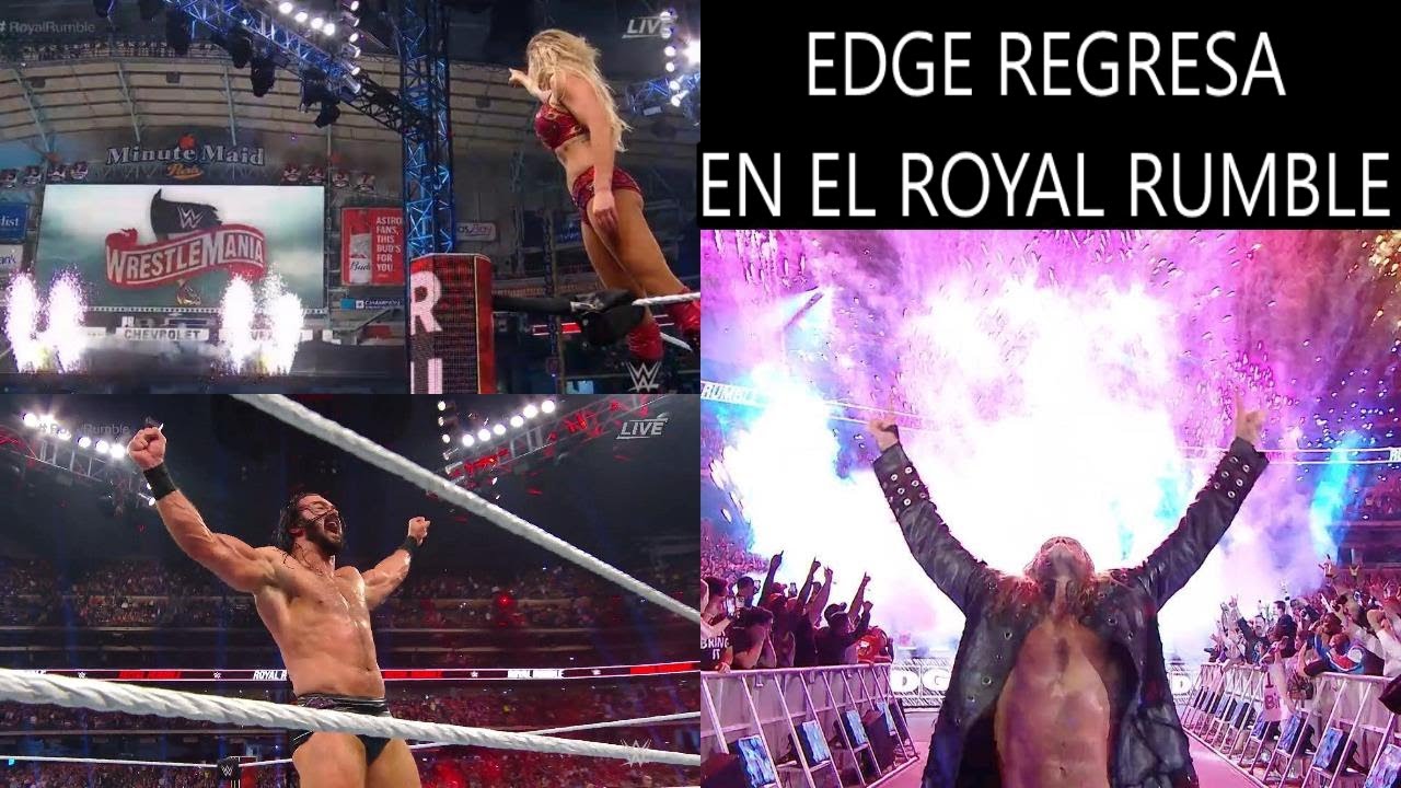 Resultados WWE Royal Rumble 2020 EDGE REGRESA / DREW MCINTYRE y ...