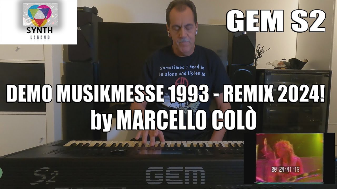 GEM S2 SYNTH LEGEND! - Demo Musikmesse 1993 Remix 2024! - by Marcello ...