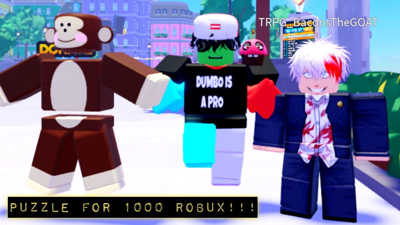 PUZZLE FOR 1000 ROBUX!!! - YouTube