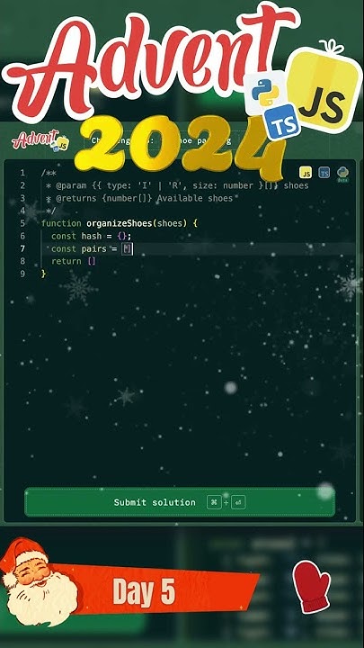 ⛄️ Мастерская эльфов: находим пары ботинок 👞 Разбор задачи с adventJS.dev 2024 - День 5 ️ # ...
