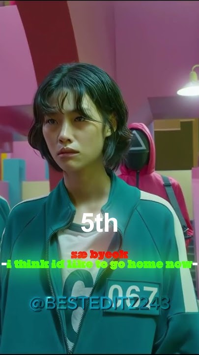 Top 5 saddest deaths in squid game and their last words - YouTube