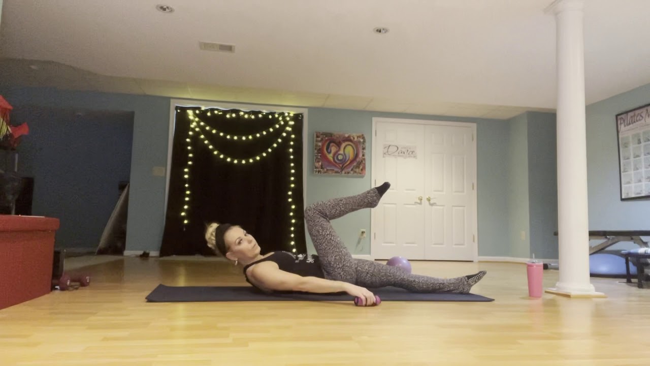 Get Fit with Beth 60 min Pilates w/ light weights - YouTube