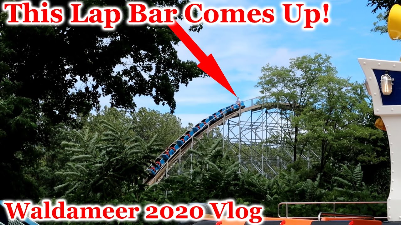 Wooden Coaster With a BROKEN Lap Bar! Waldameer 2020 | Vlog 31 - YouTube