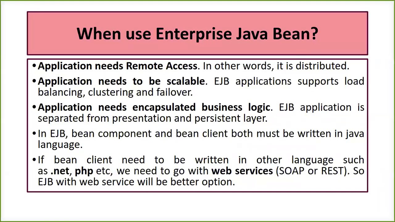 Enterprise Java Unit 4 Chapter 1 Part 1 - YouTube