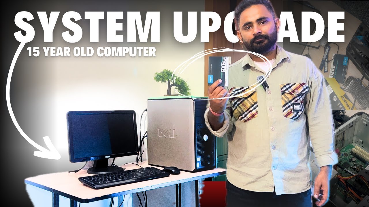 15 Year Old Computer Upgrade - SSD , RAM, Graphics Card, WIFI, RGB ...