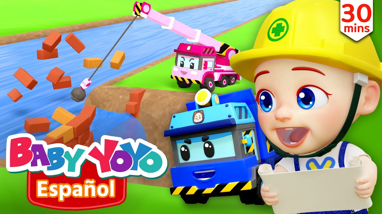 Blockage in the Waterway | Cartoons for Kids | Yoyo and Construction ...