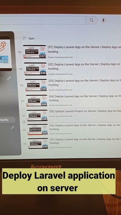 Deploy Laravel App on the Server #shorts - YouTube