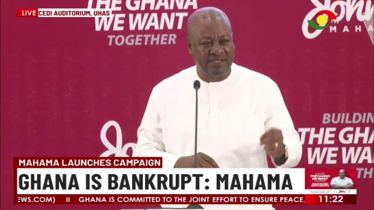 Full Speech: John Mahama launches campaign. - YouTube
