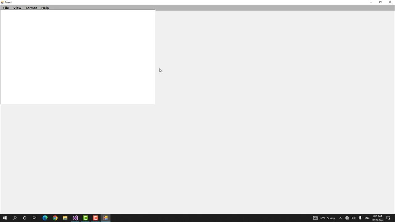 Streamreader And Streamwriter In C Sharp Windows Form Application Create Notepad In C Youtube
