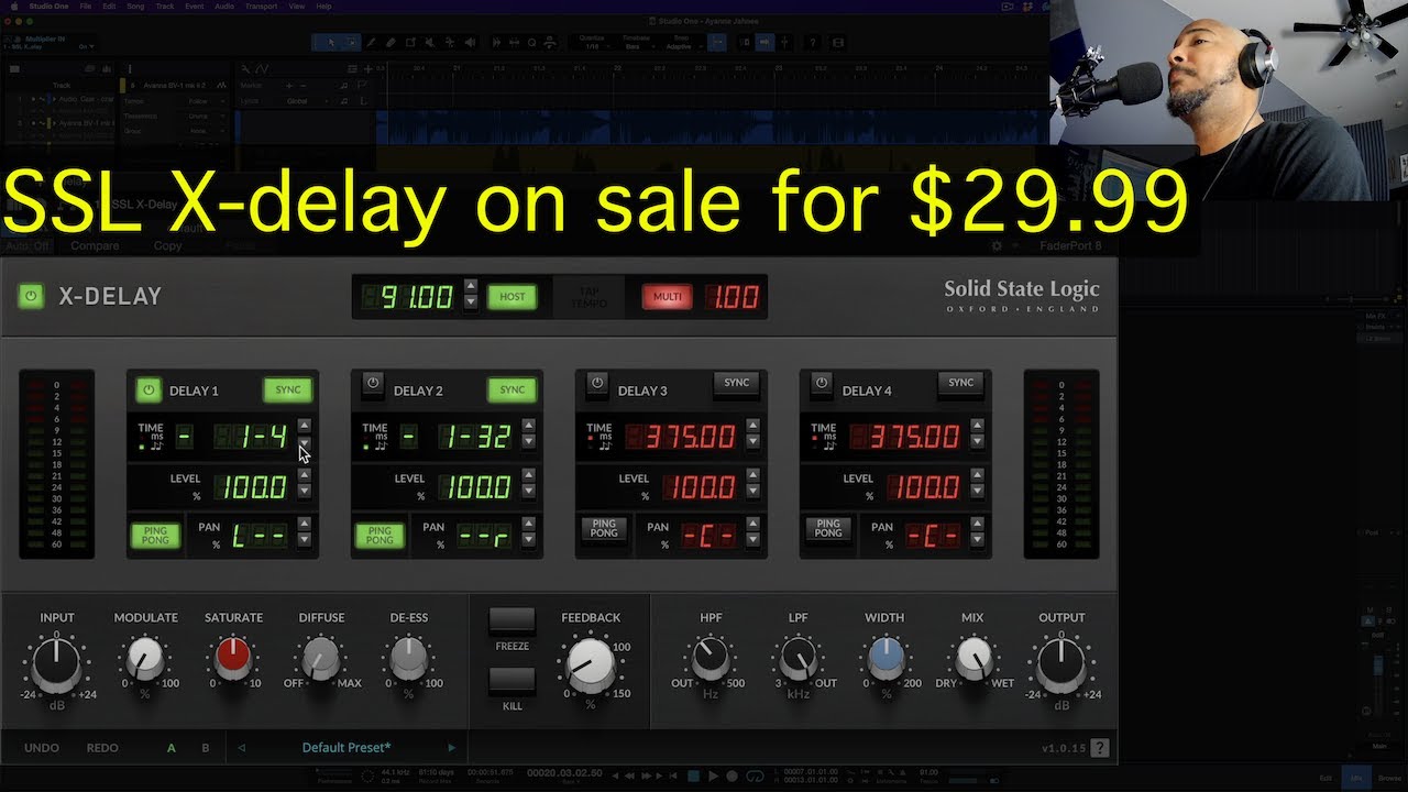 SSL X-delay on sale for $29.99 - YouTube