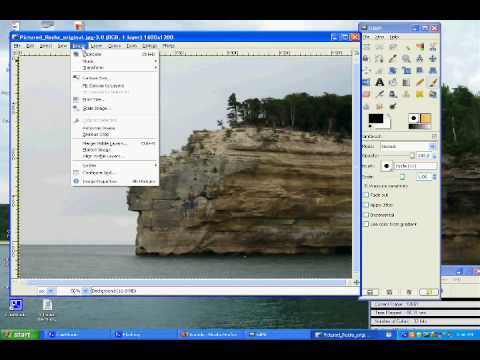 Rescaling Images in The GIMP - YouTube
