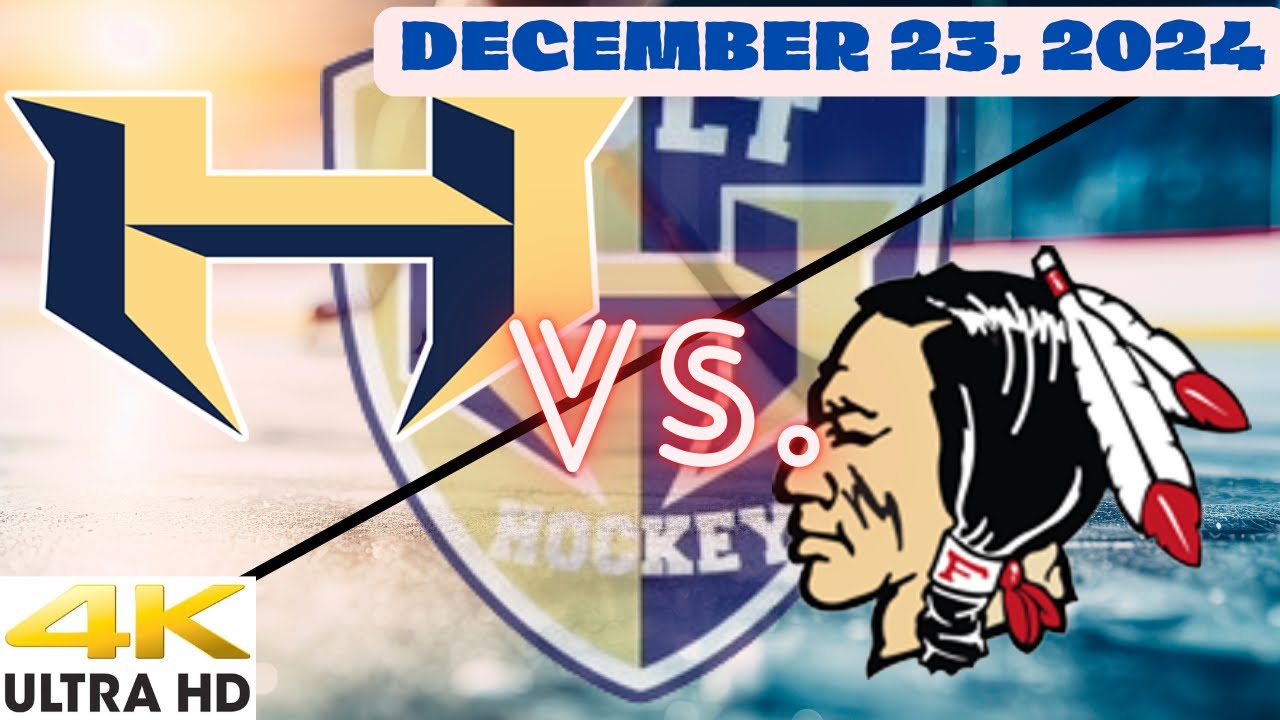 Holt Indians Varsity Hockey vs. Fox Warriors Varsity Hockey - YouTube