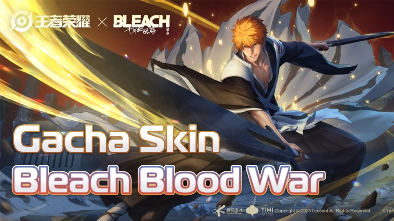 Gacha Skin Bleach Thousand-Year Blood War | Honor of Kings x Bleach ...