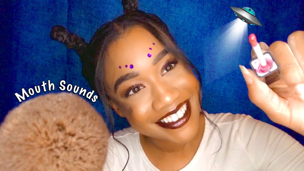 [ASMR] Alien Does Your Make-up(Make-up Application ASMR)(Alien Role ...