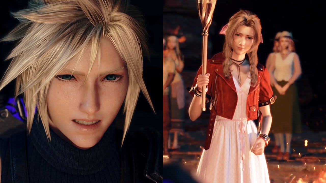 FINAL FANTASY 7 REBIRTH - Cloud Gives Aerith the Most Awkward Smile - YouTube