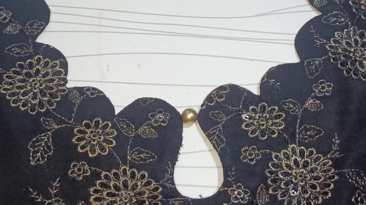Cut work Drop Neck design cutting and stitching#2025 #new design - YouTube