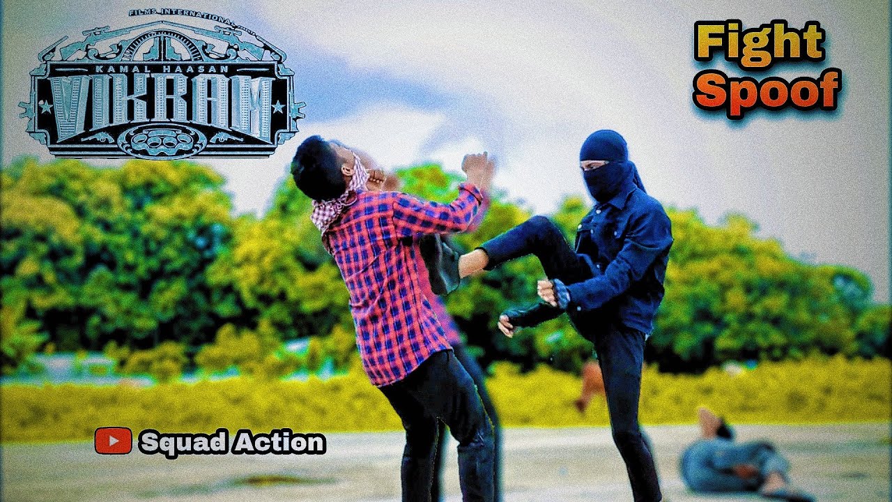 Vikram Movie Fight Scene | Kamal Haasan | Vijay Sethupathi | Squad ...