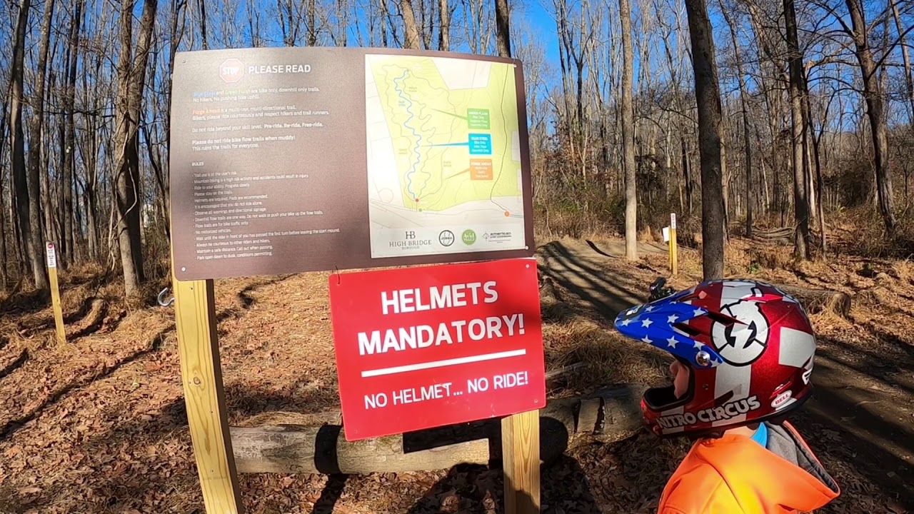 High Bridge, NJ flow trails and pump track - YouTube