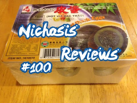 Nichosis Review #100: Preserved Duck Eggs *Vomit Alert* - YouTube