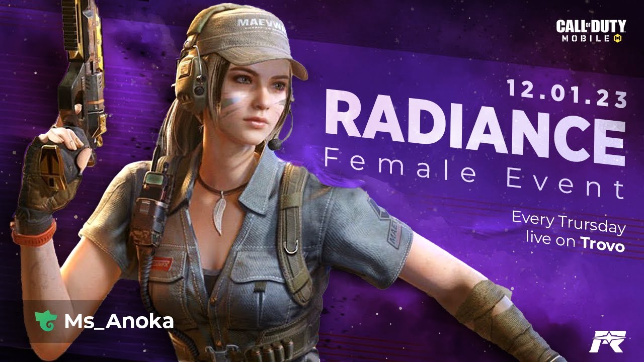 CODM Radiance Female Event | 12.01.23 - YouTube