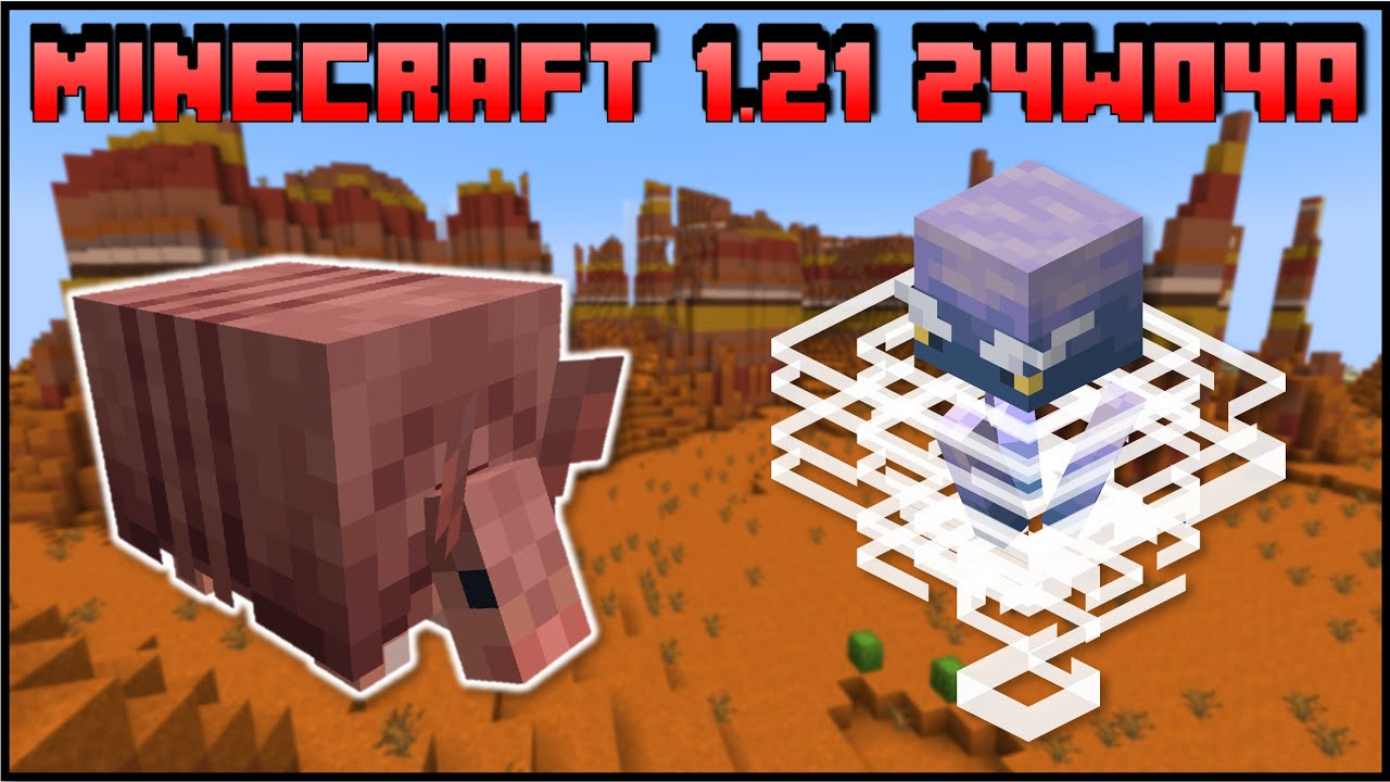 Minecraft 1.21 - Snapshot 24w04a - Breeze & Armadillo Changes & New Command! - YouTube