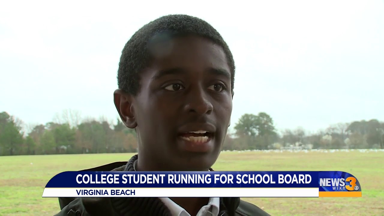 College student running for school board - YouTube