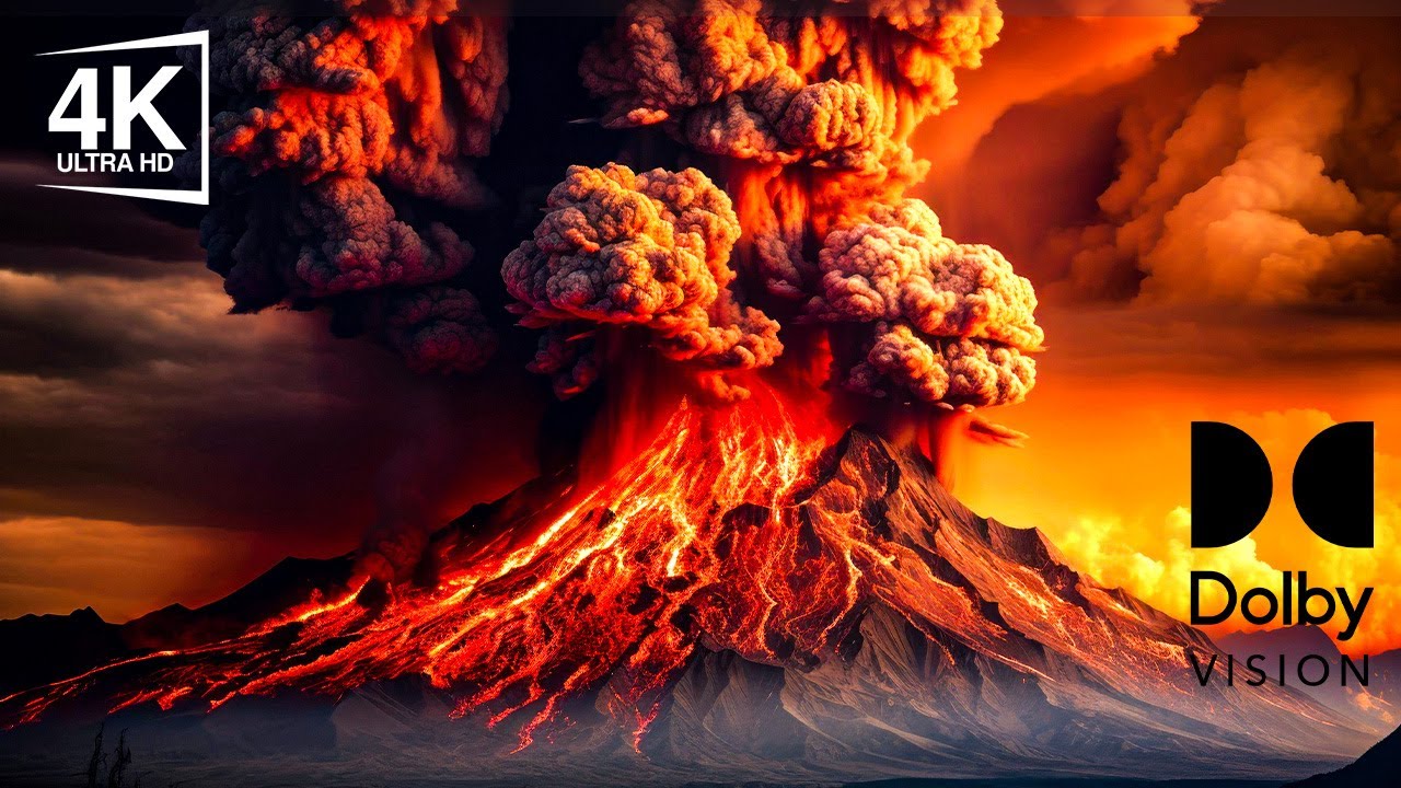 EXPLOSIVE COLORS | 4K ULTRA HD HDR (LAVA IN 120 FPS) - YouTube