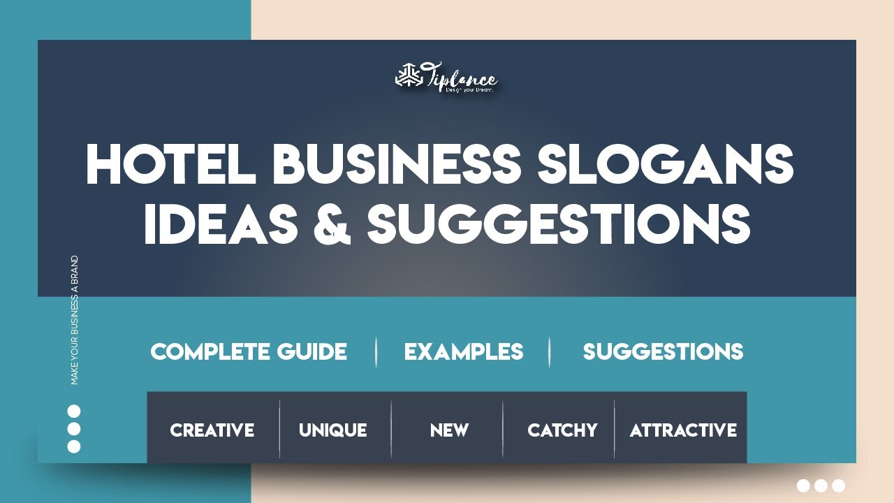 catchy hotel business slogans Ideas & Suggestions - YouTube