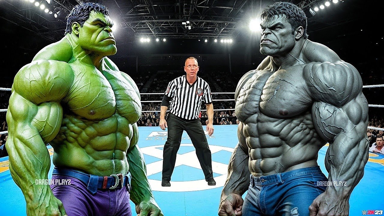HULK VS GRAY HULK - EPIC BATTLE - YouTube