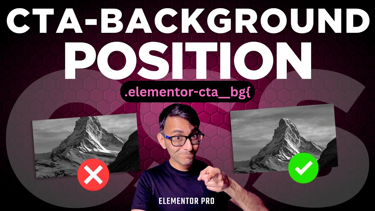 Position the CTA Background Image - Elementor Pro - YouTube