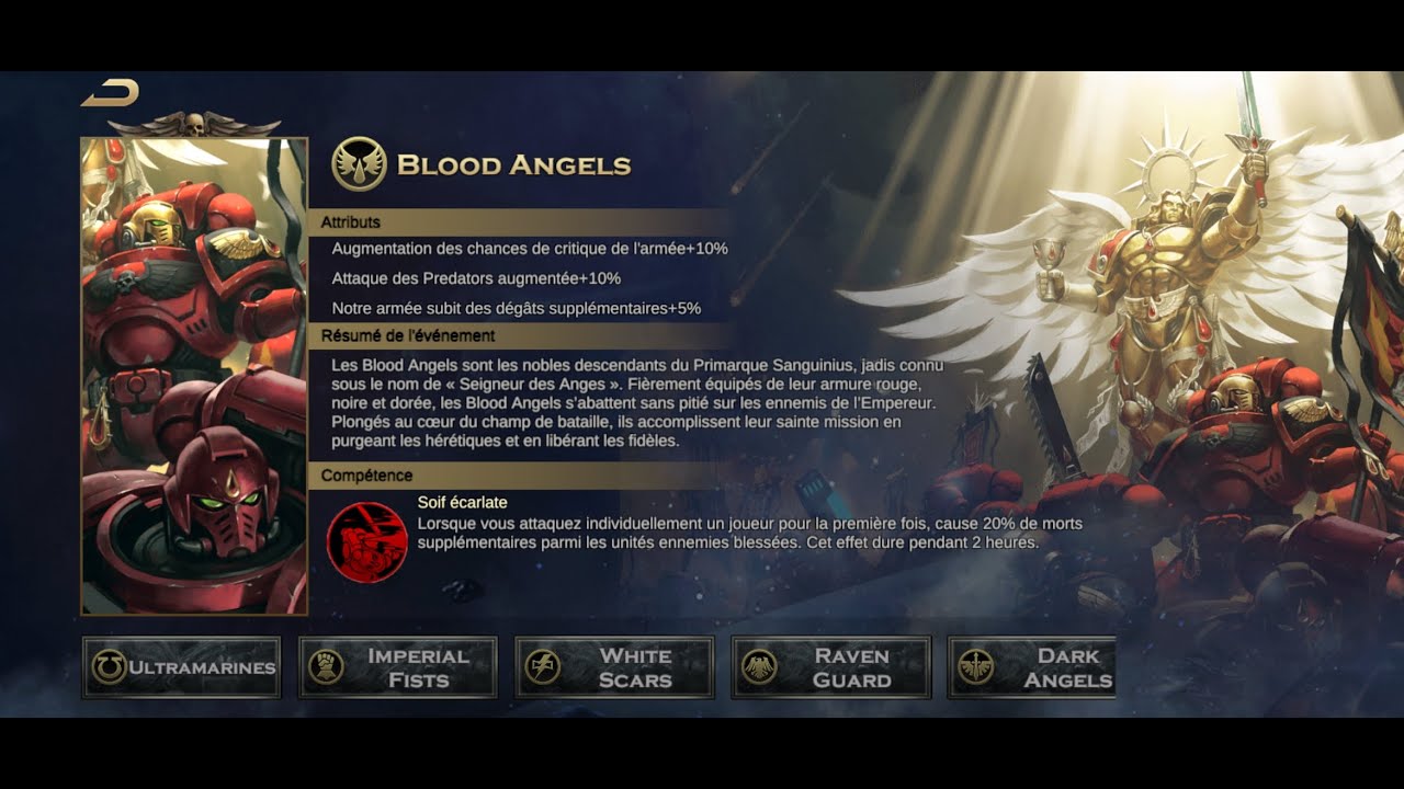 Les Chapitres : Blood Angels - YouTube