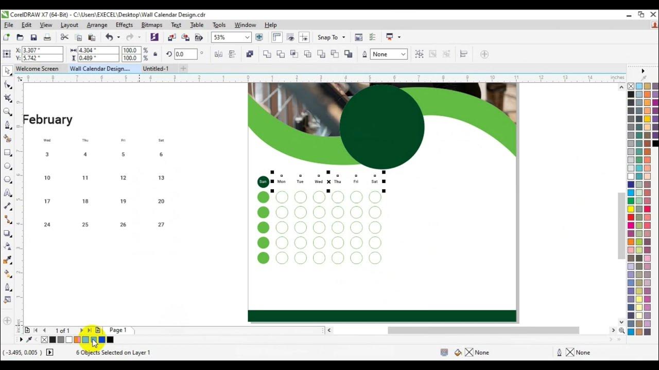 Wall Calendar In Coreldraw For Beginners part 2 YouTube wall-calendar-in-coreldraw-for-beginners-part-2-youtube