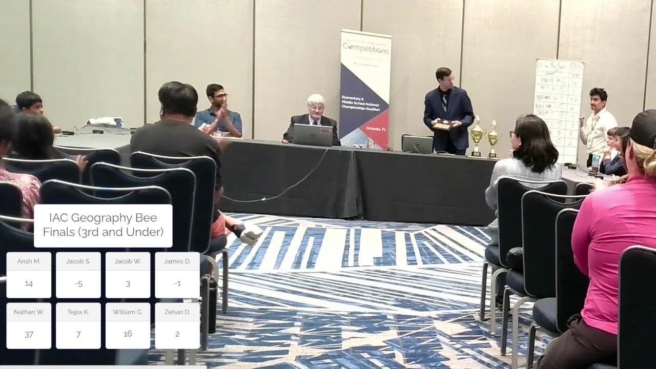 IAC US Geography Bee (3rd and under) - YouTube