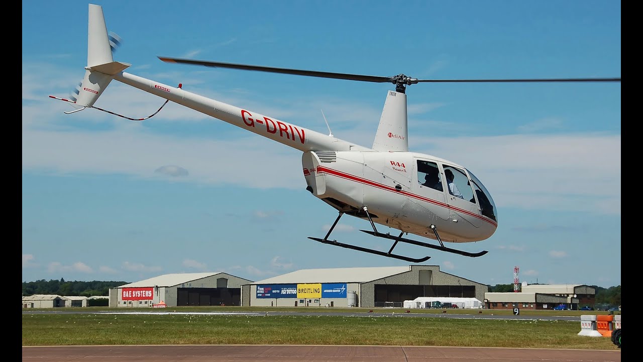 Robinson Raven II Approach and Landing - YouTube