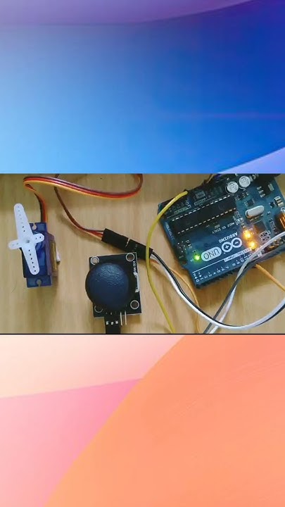 Servo motor angle control using joystick 🕹️ #shortvideos #trandingshorts #viral #ytshorts # ...