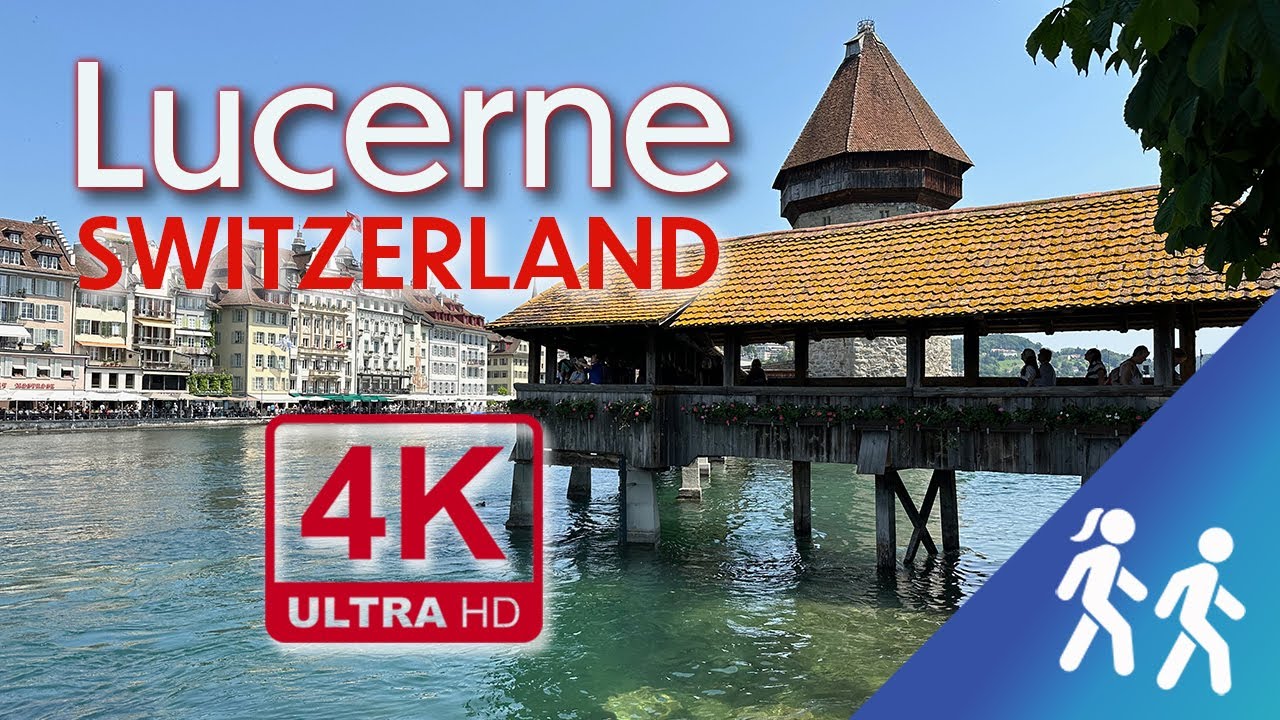 Summer Walk in Lucerne Switzerland in 4K - YouTube